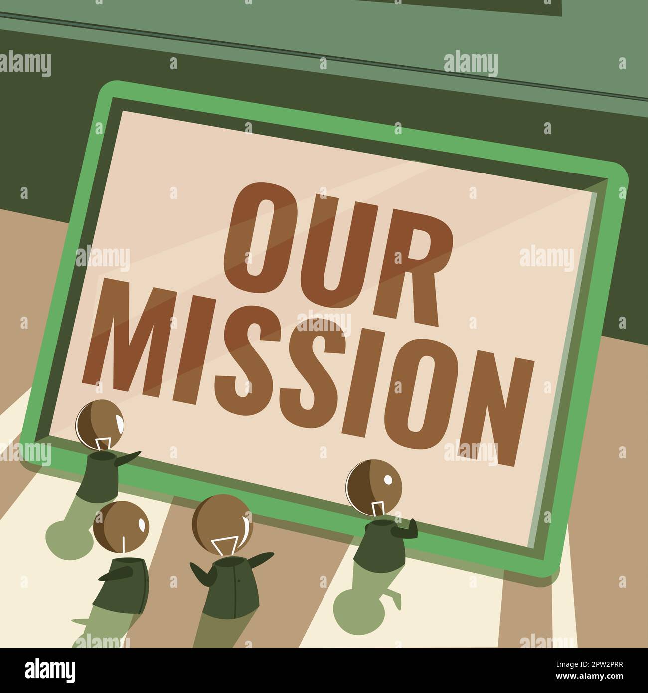 Hand writing sign Our Mission, Conceptual photo tasks or schedule we ...