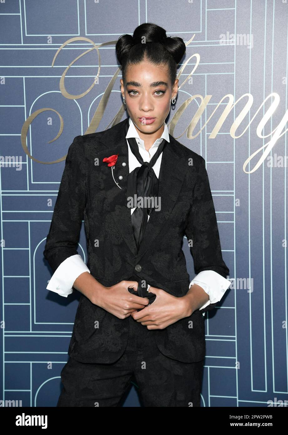 Reign Judge attends the Tiffany & Co. Fifth Avenue flagship store grand ...