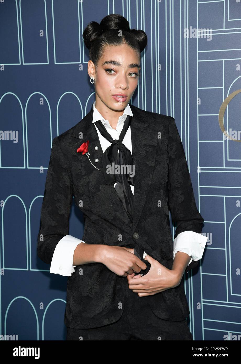 Reign Judge attends the Tiffany & Co. Fifth Avenue flagship store grand ...