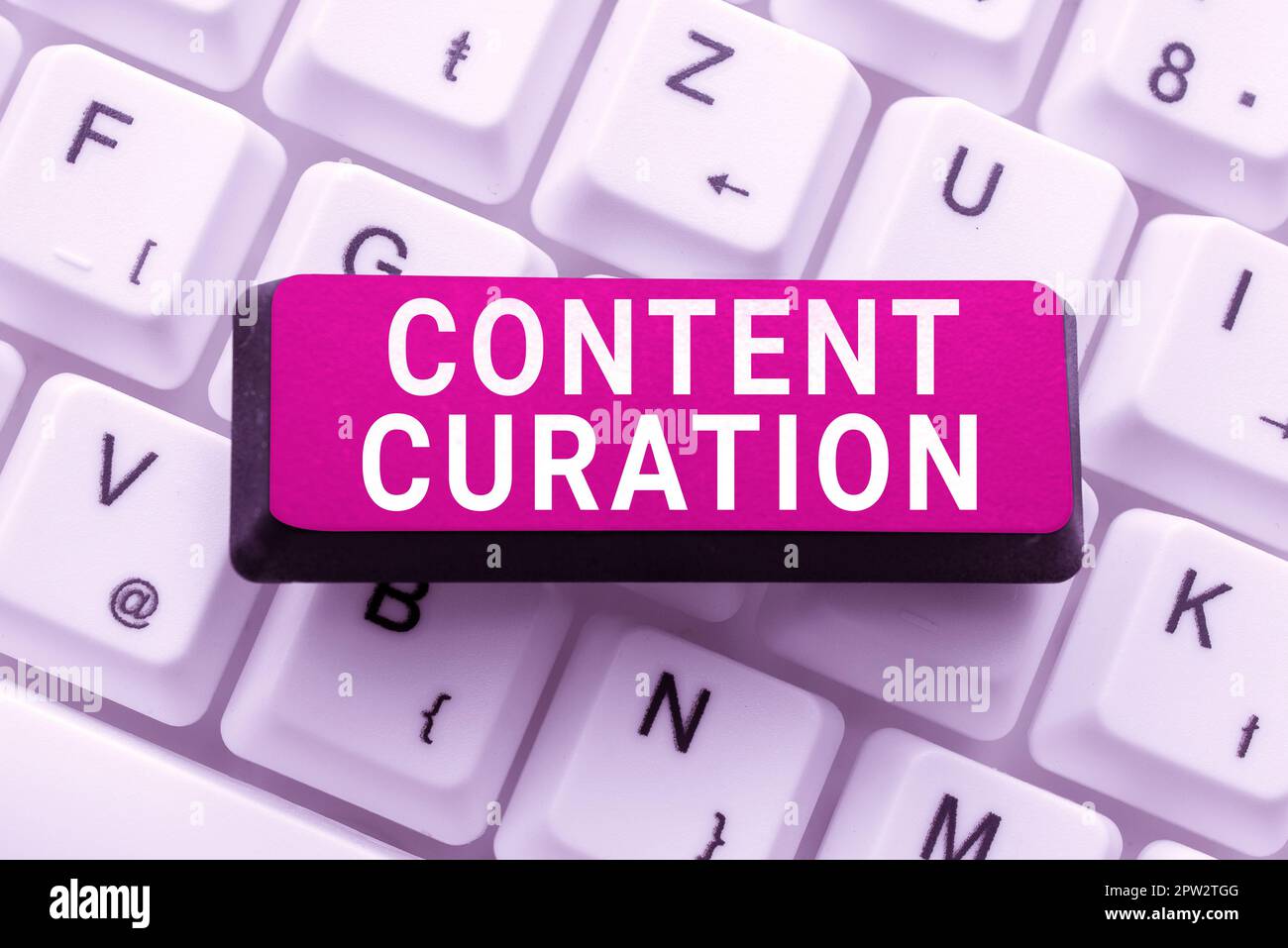 Conceptual display Content Curation, Business approach process of ...