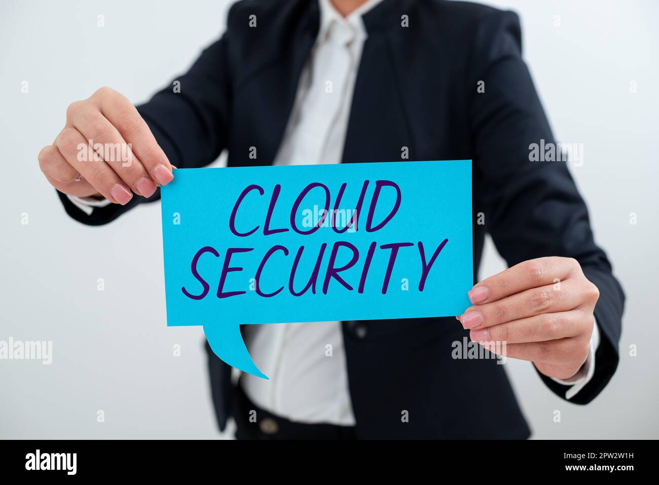 Conceptual Display Cloud Security Concept Meaning Imposing A Secured