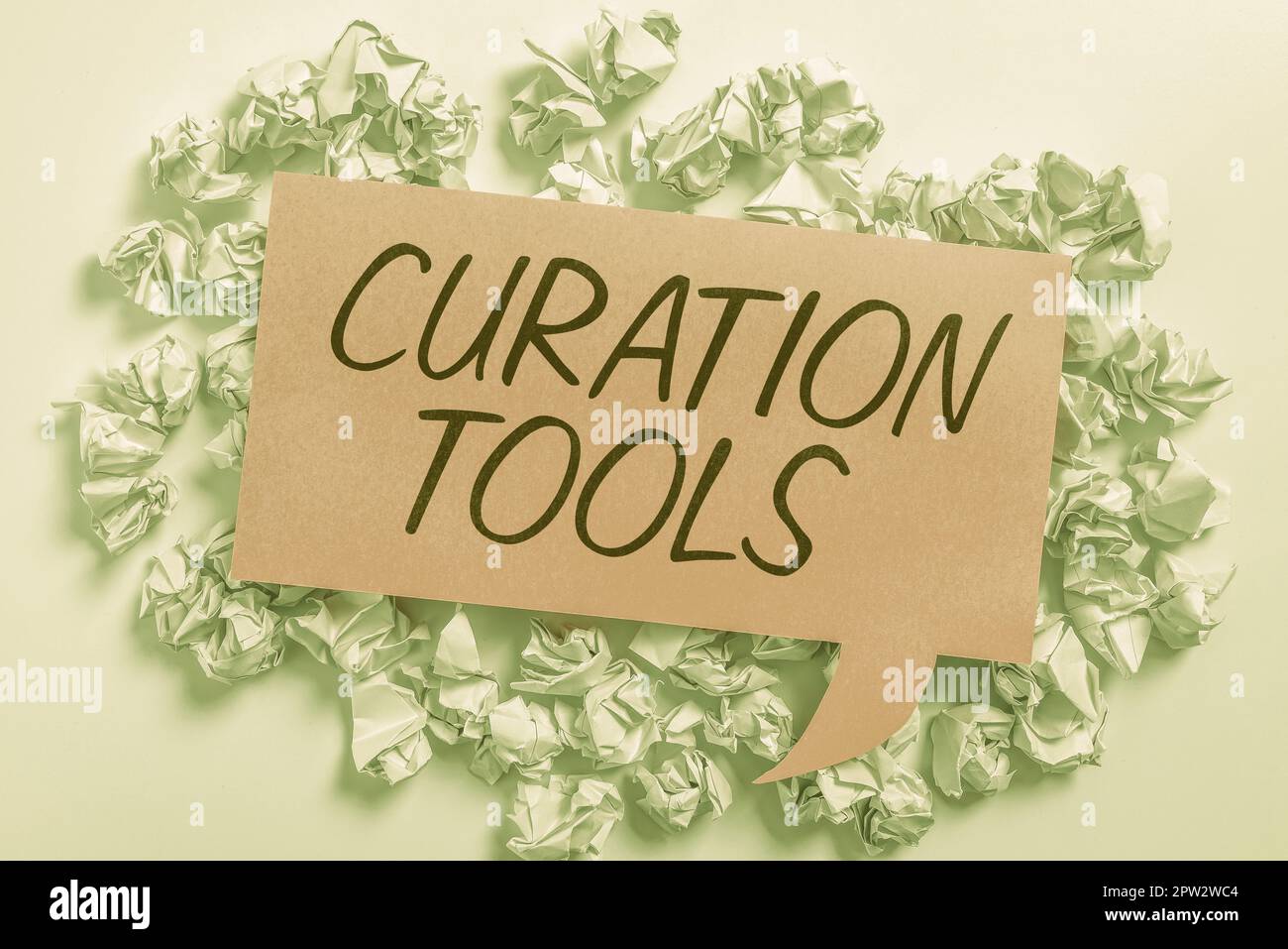 Inspiration showing sign Curation Tools, Internet Concept Software used ...