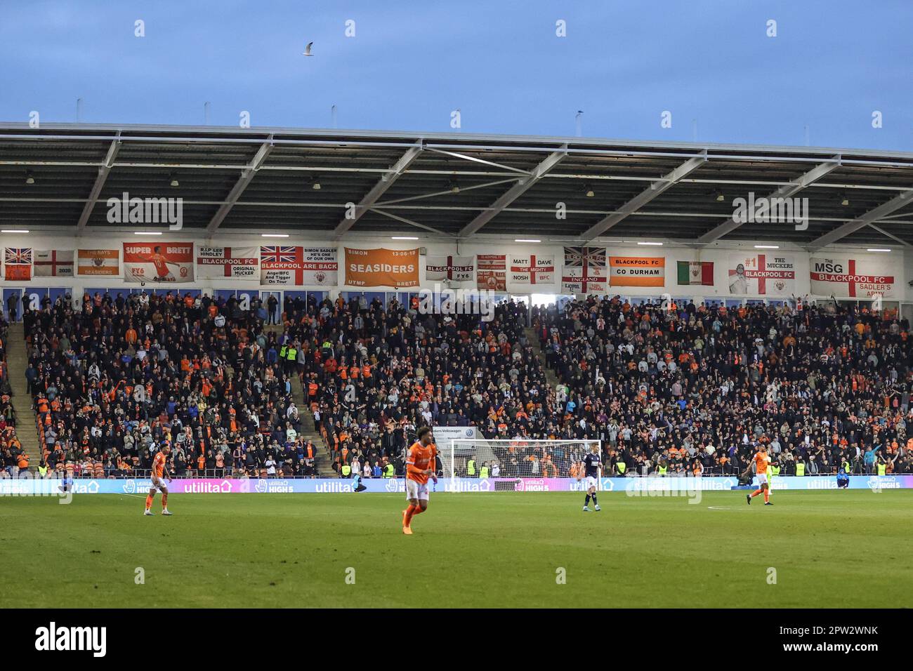 Blackpool fans during the Sky Bet Championship match Blackpool vs ...