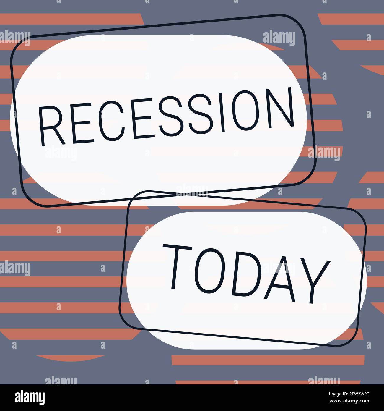 Inspiration showing sign Recession, Business overview the process of progressive decrease in ...