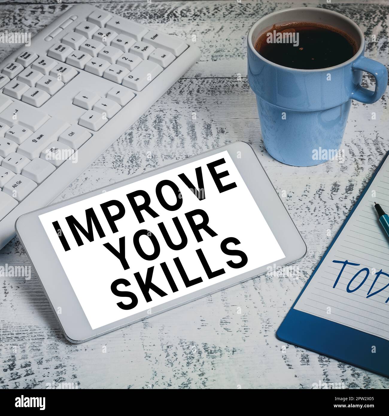 Hand writing sign Improve Your Skills, Business showcase Learn Practice ...