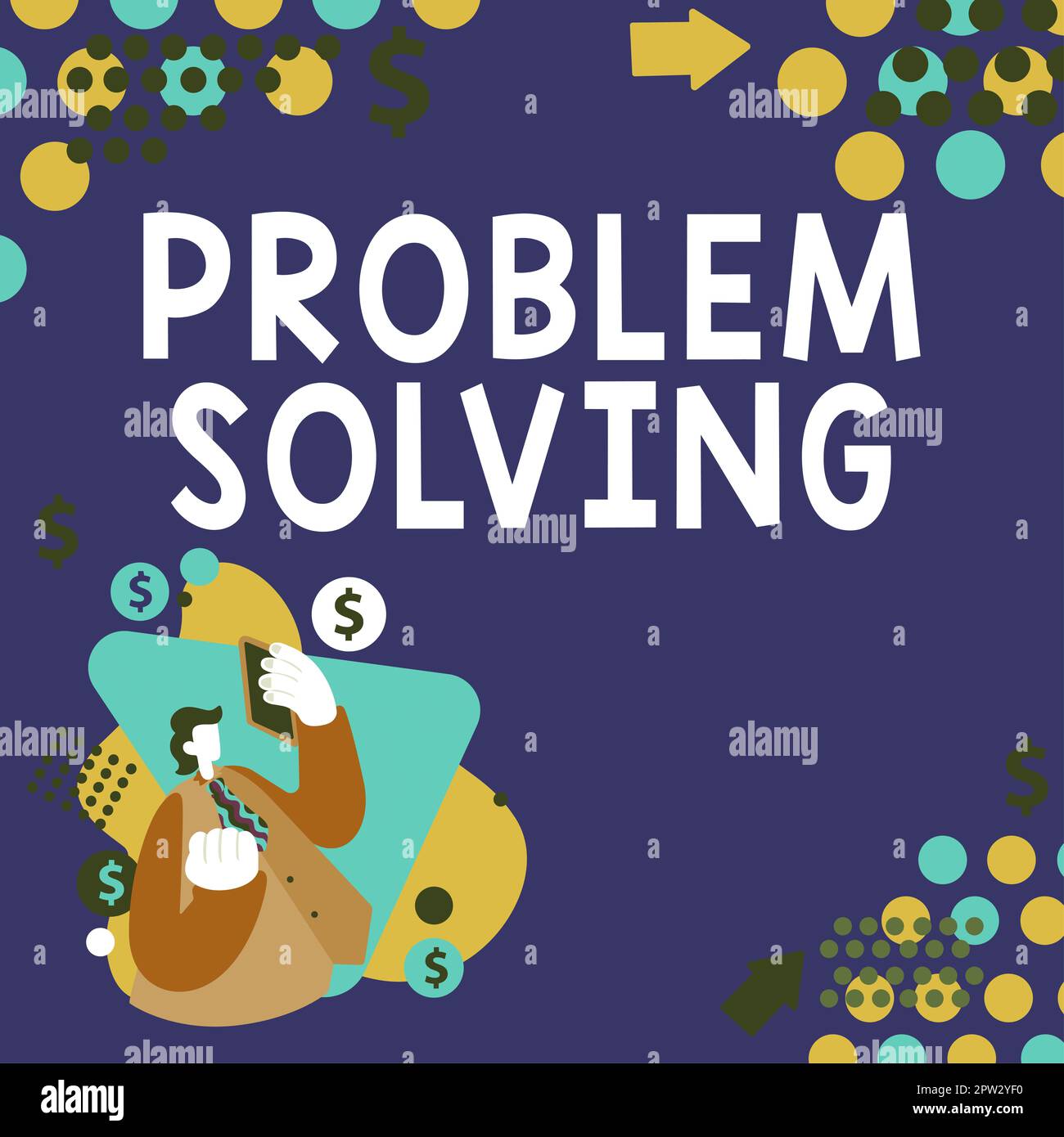 Handwriting text Problem Solving, Internet Concept having a good capability of finding a ...