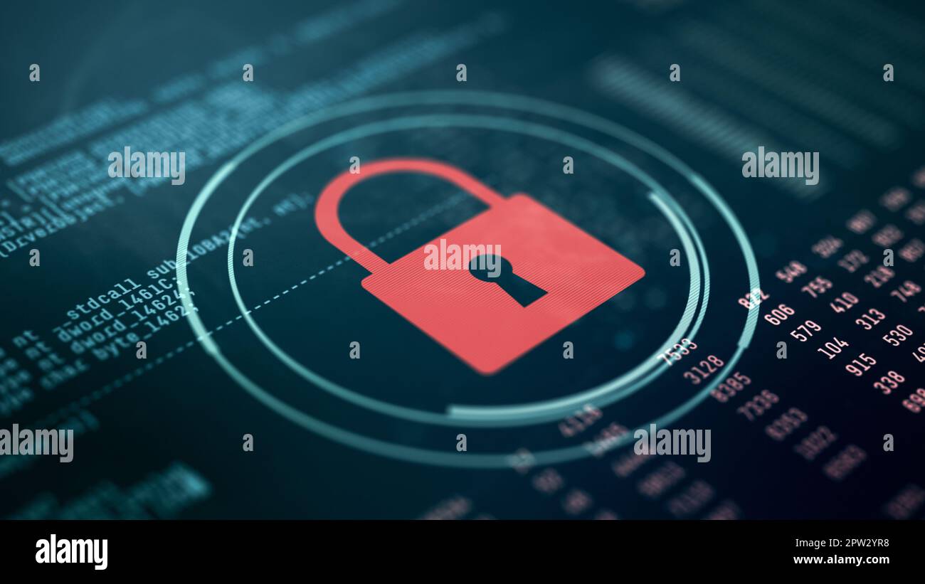Digital lock circular hi-res stock photography and images - Alamy