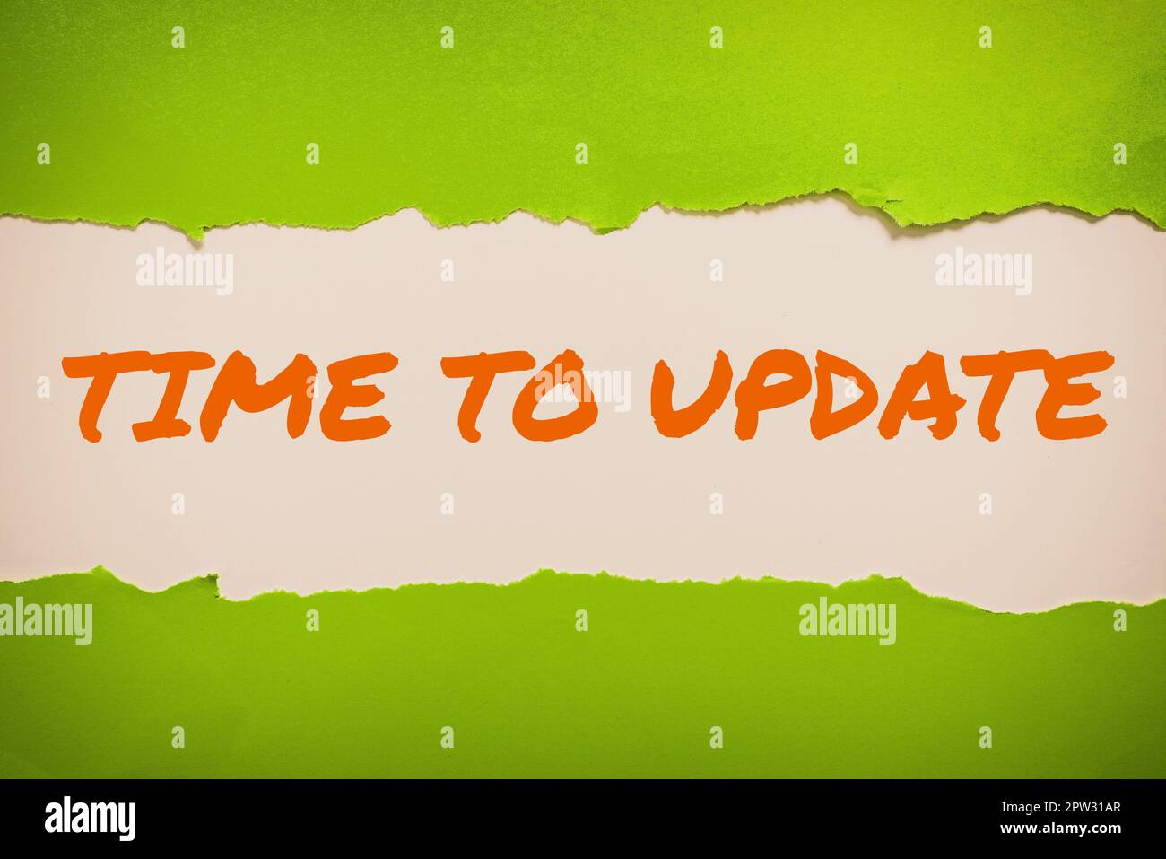 Text sign showing Time To Update, Business idea System software update ...