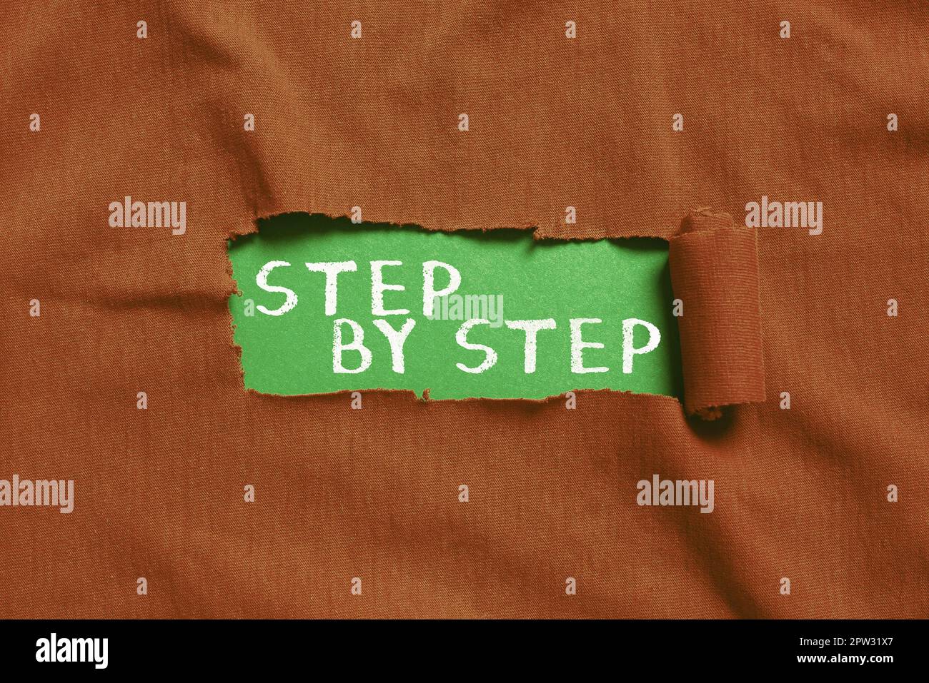 Conceptual display Step By Step, Business overview Slow progress Road ...