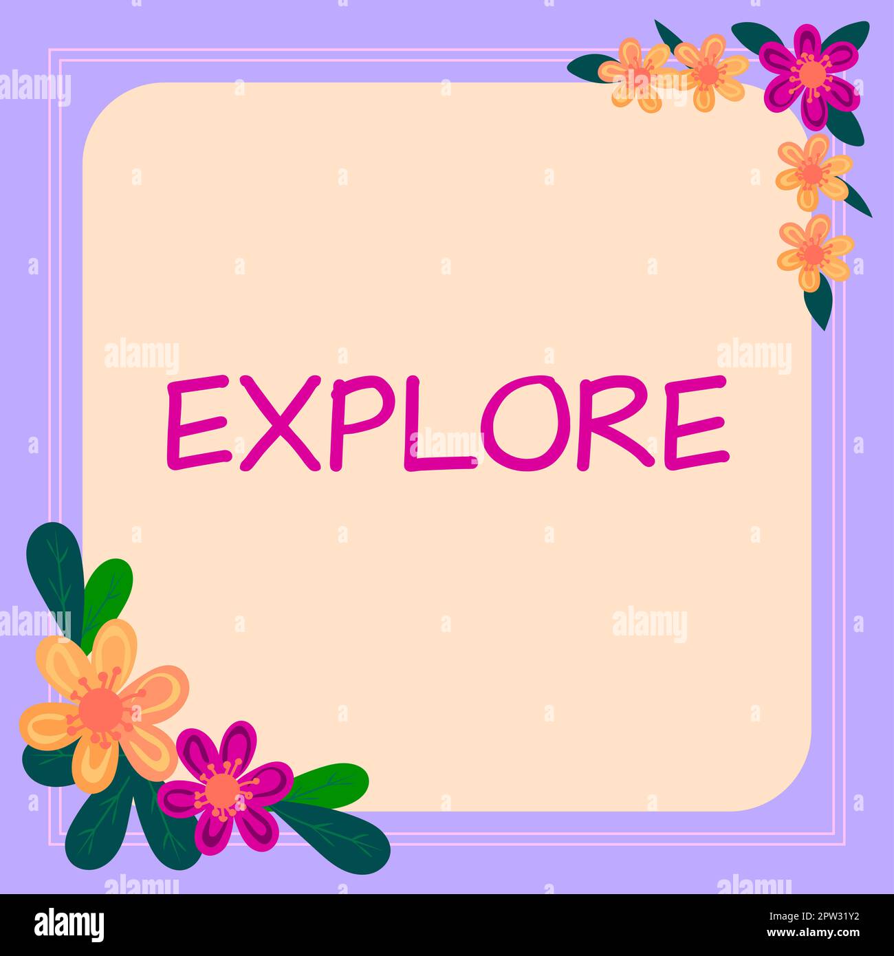 Text sign showing Explore, Word Written on to seek for something or ...