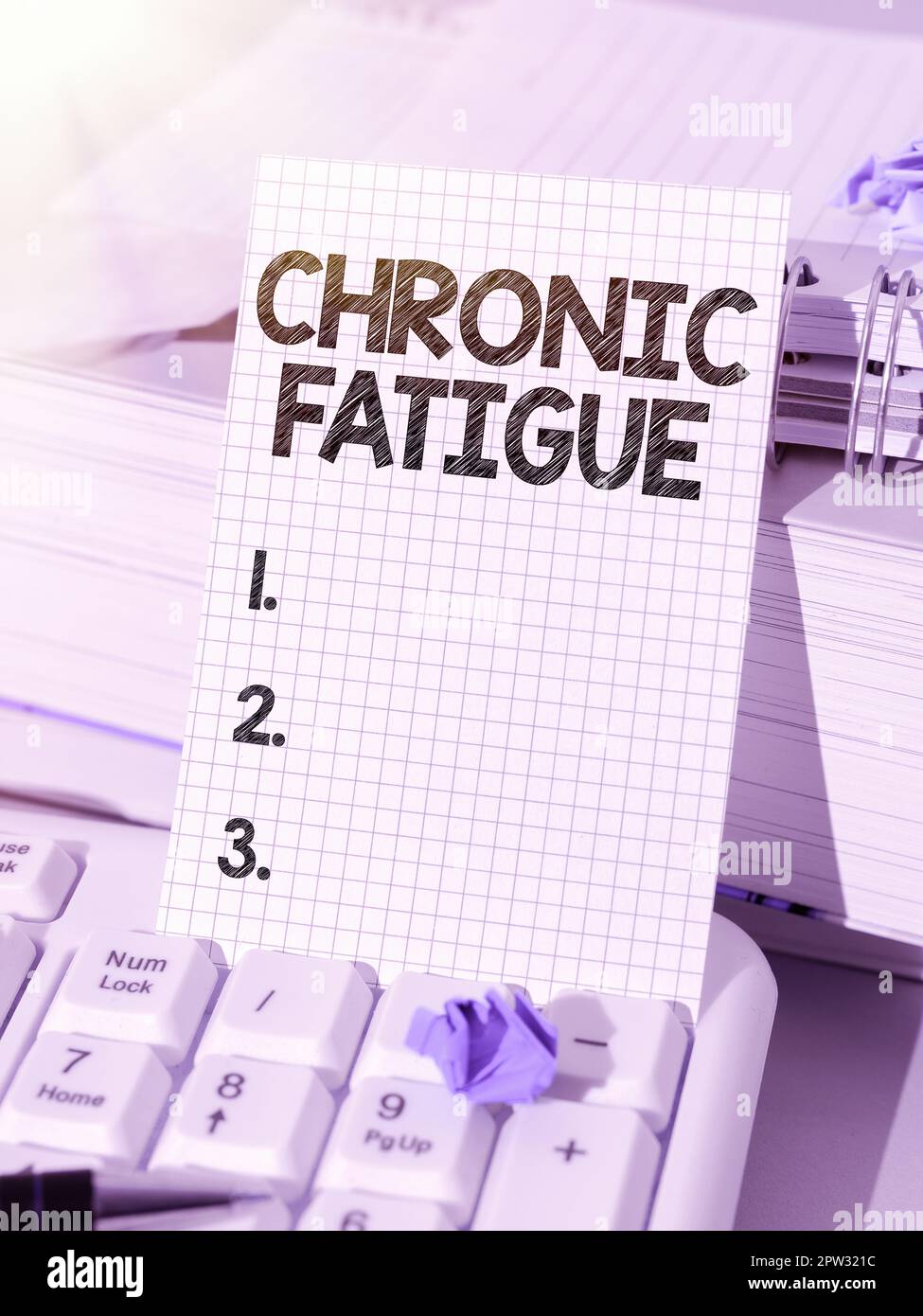 Inspiration showing sign Chronic Fatigue, Business idea A disease or ...