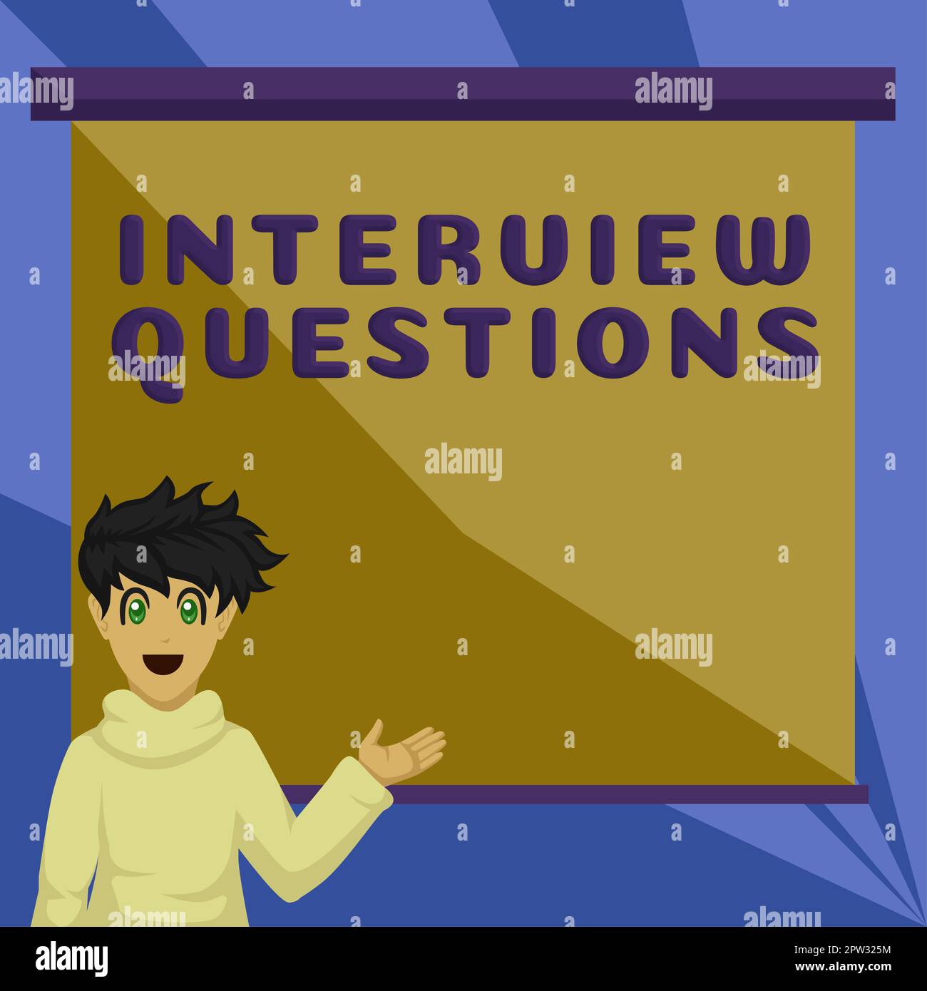 Inspiration showing sign Interview Questions, Concept meaning Typical ...