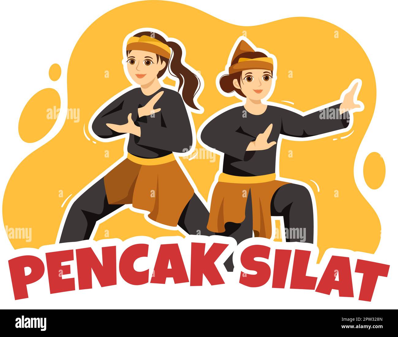 Pencak silat pencak silat Stock Vector Images - Alamy