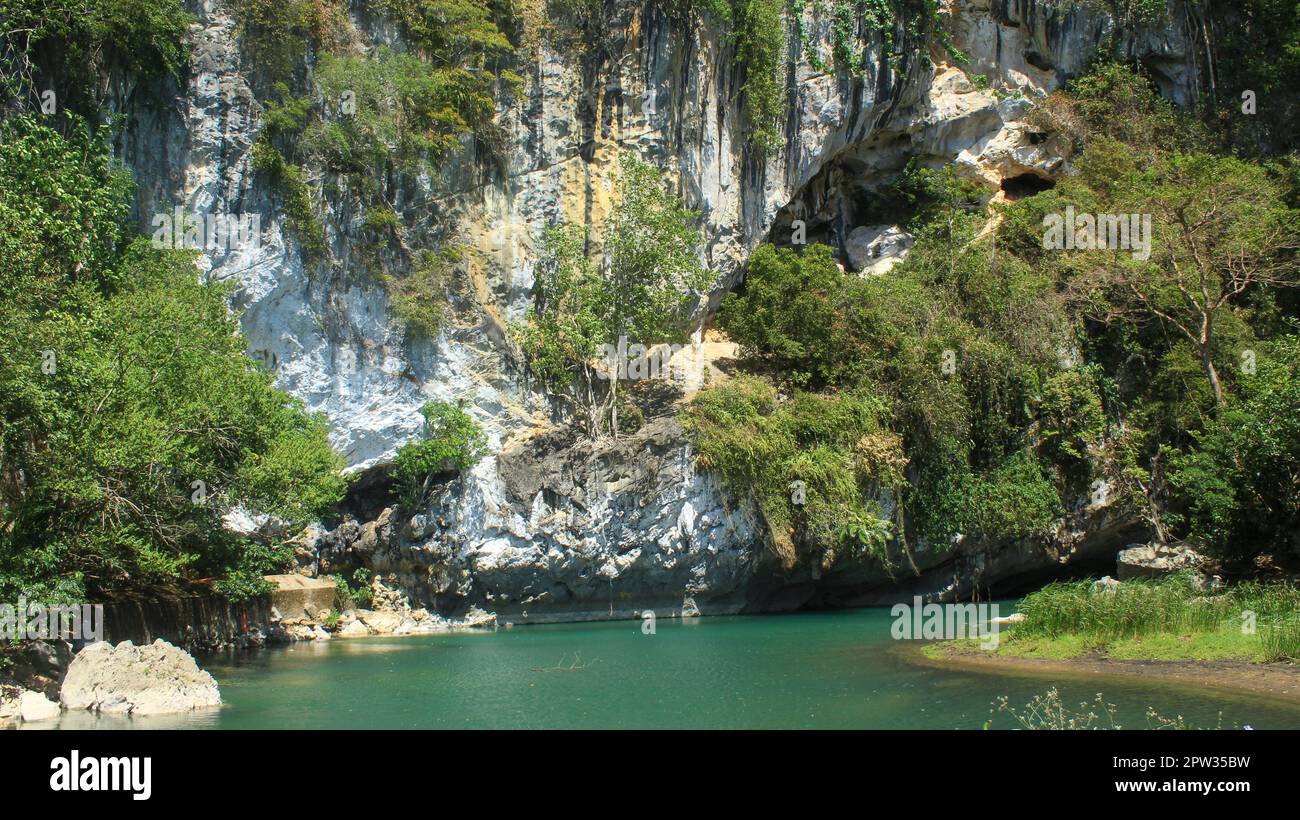 Natural Beauty Scenery at Pucok Krueng Raba River Stock Photo - Alamy
