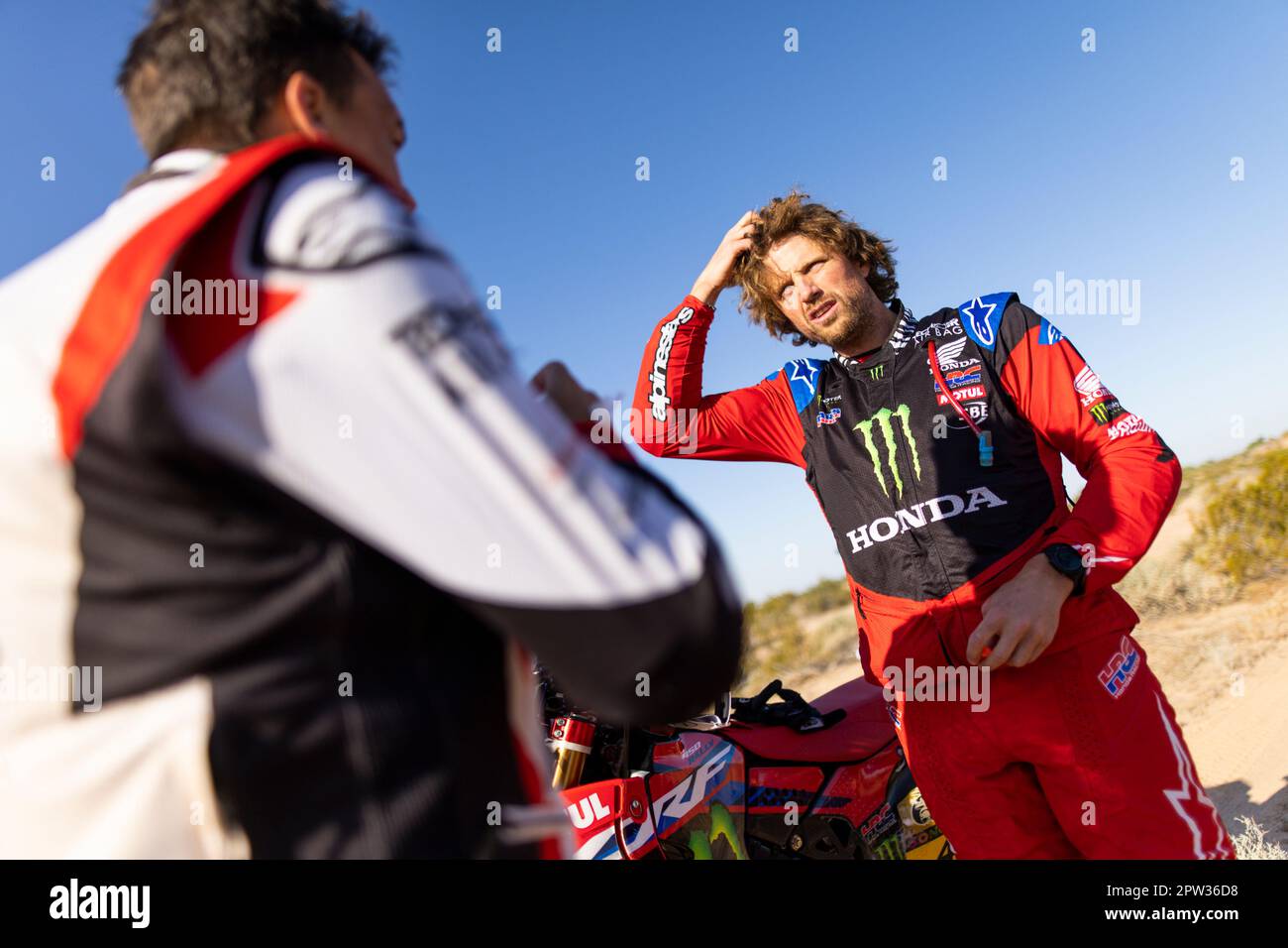 San Luis, Mexique. 28th Apr, 2023. VAN BEVEREN Adrien (fra), Monster Energy Honda Team, Honda ...