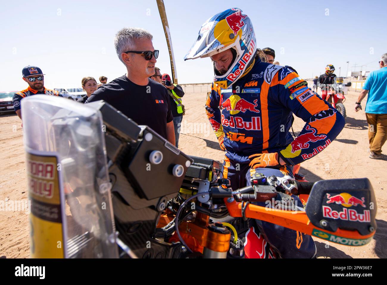 San Luis, Mexique. 28th Apr, 2023. PRICE Toby (aus), Red Bull KTM Factory Racing, KTM 450 Rally ...