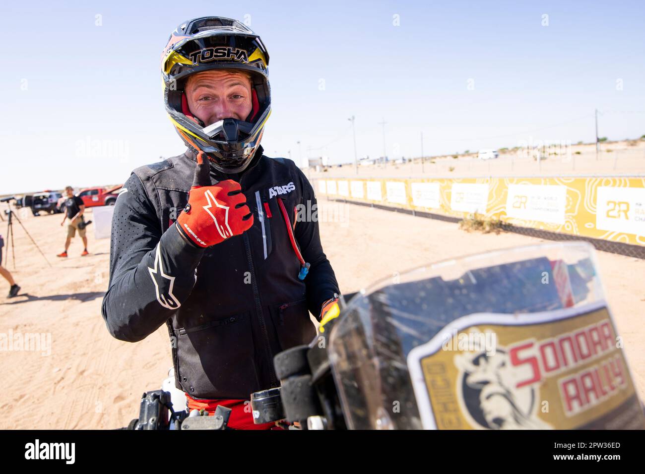 San Luis, Mexique. 28th Apr, 2023. SCHAREINA Tosha (spa), Monster Energy Honda Team, Honda CRF ...