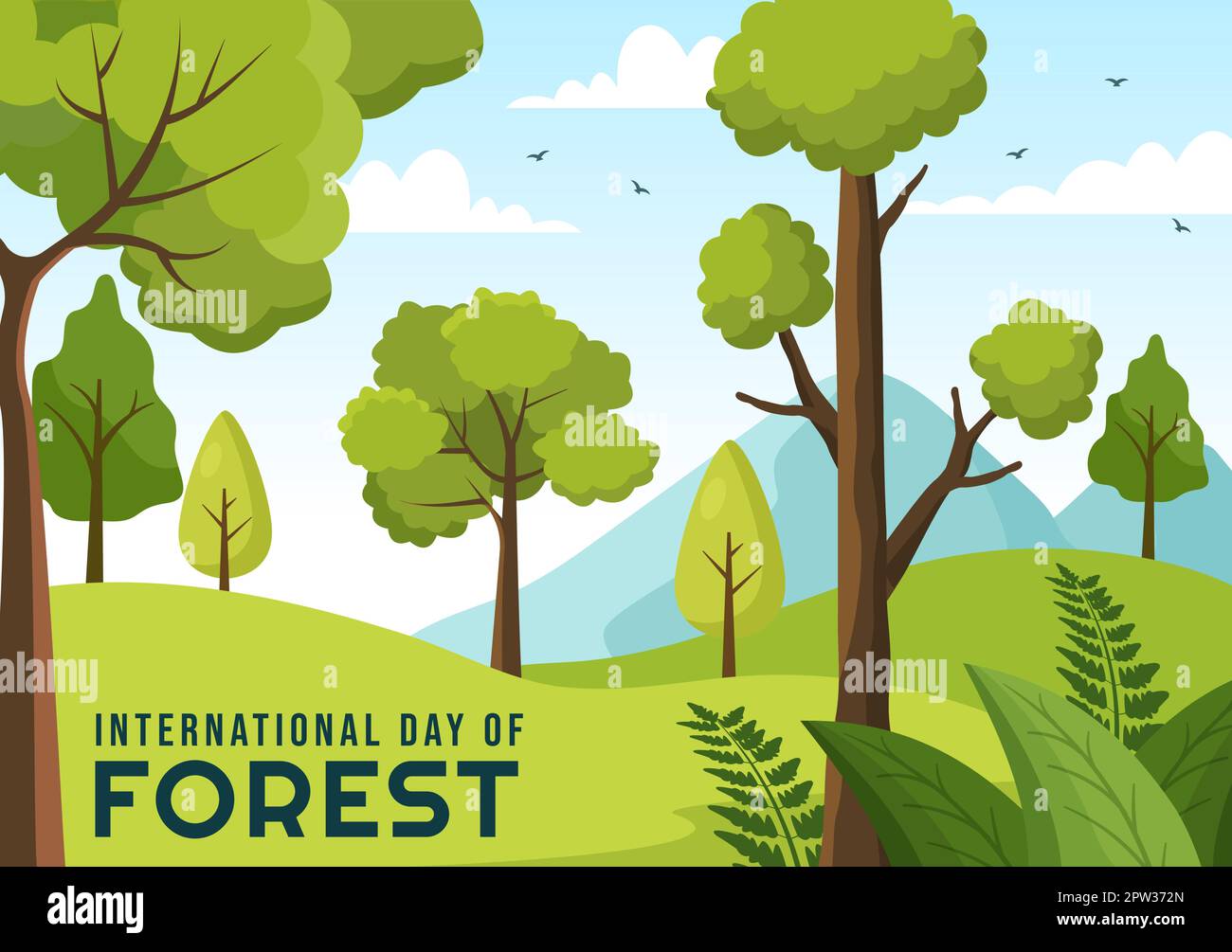 World forestry day on March 21st Illustration to Educate, Love and ...