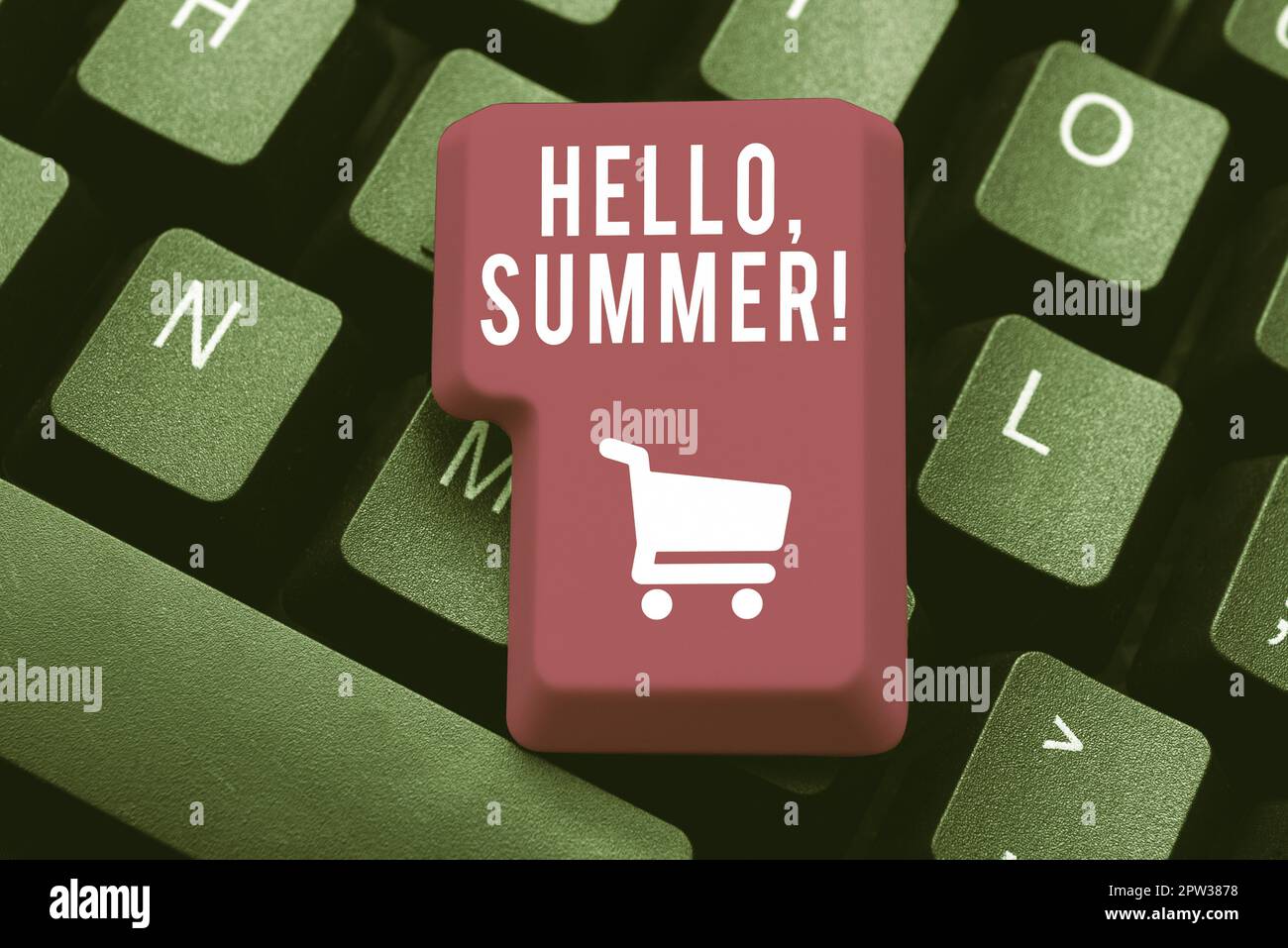 Handwriting text Hello, Summer, Business overview greeting used when ...