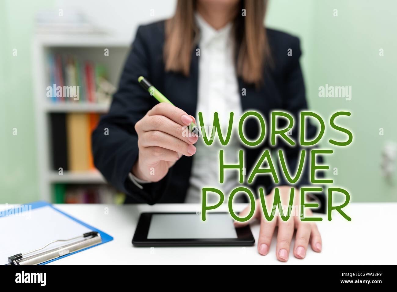 Inspiration showing sign Words Have Power, Concept meaning essential ...