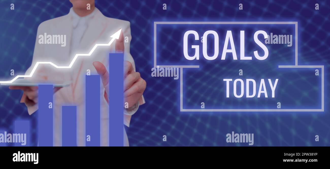 Conceptual display Goals, Word for desired result that person envision ...