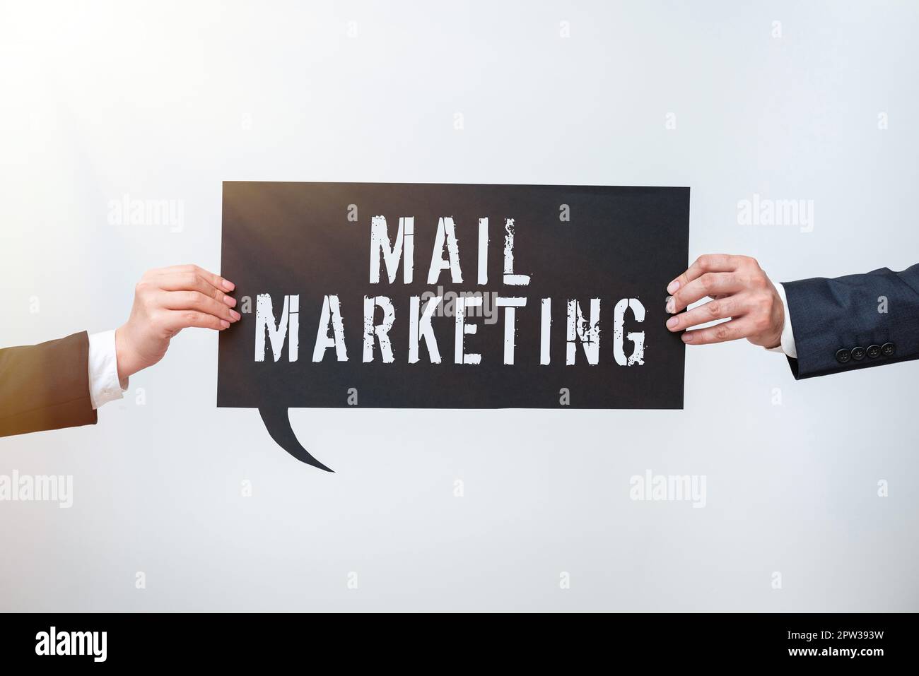 Sign displaying Mail Marketing, Business showcase sending a commercial ...