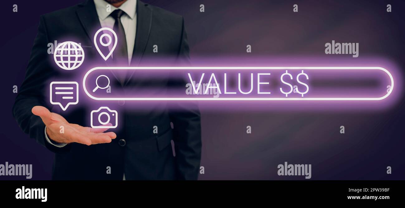 Text sign showing Value , Word Written on the worth of the process id ...