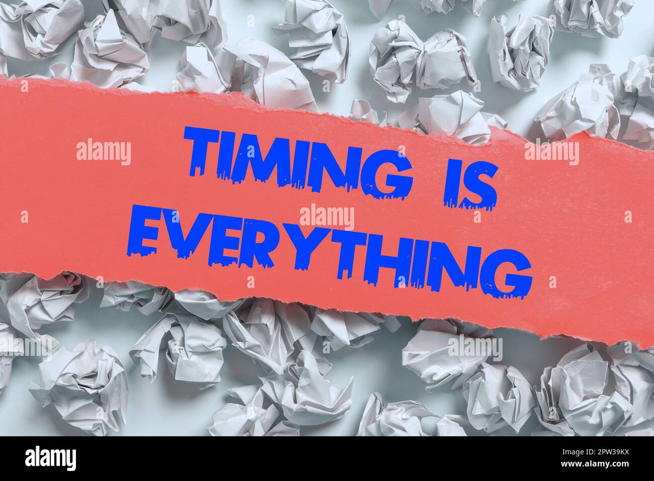 Hand writing sign Timing Is Everything, Business idea Do it now be ...