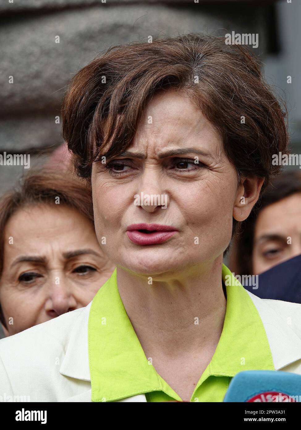 Diyarbakir, Turkey. 28th Apr, 2023. Canan Kaftancioglu, the Istanbul ...