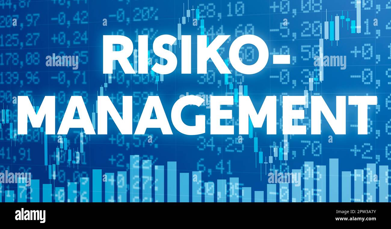 Conceptual image with financial charts and graphs - Risk Management in ...