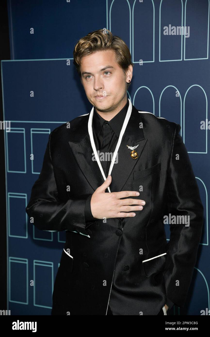 Dylan Sprouse attends the Tiffany & Co. Fifth Avenue flagship store ...