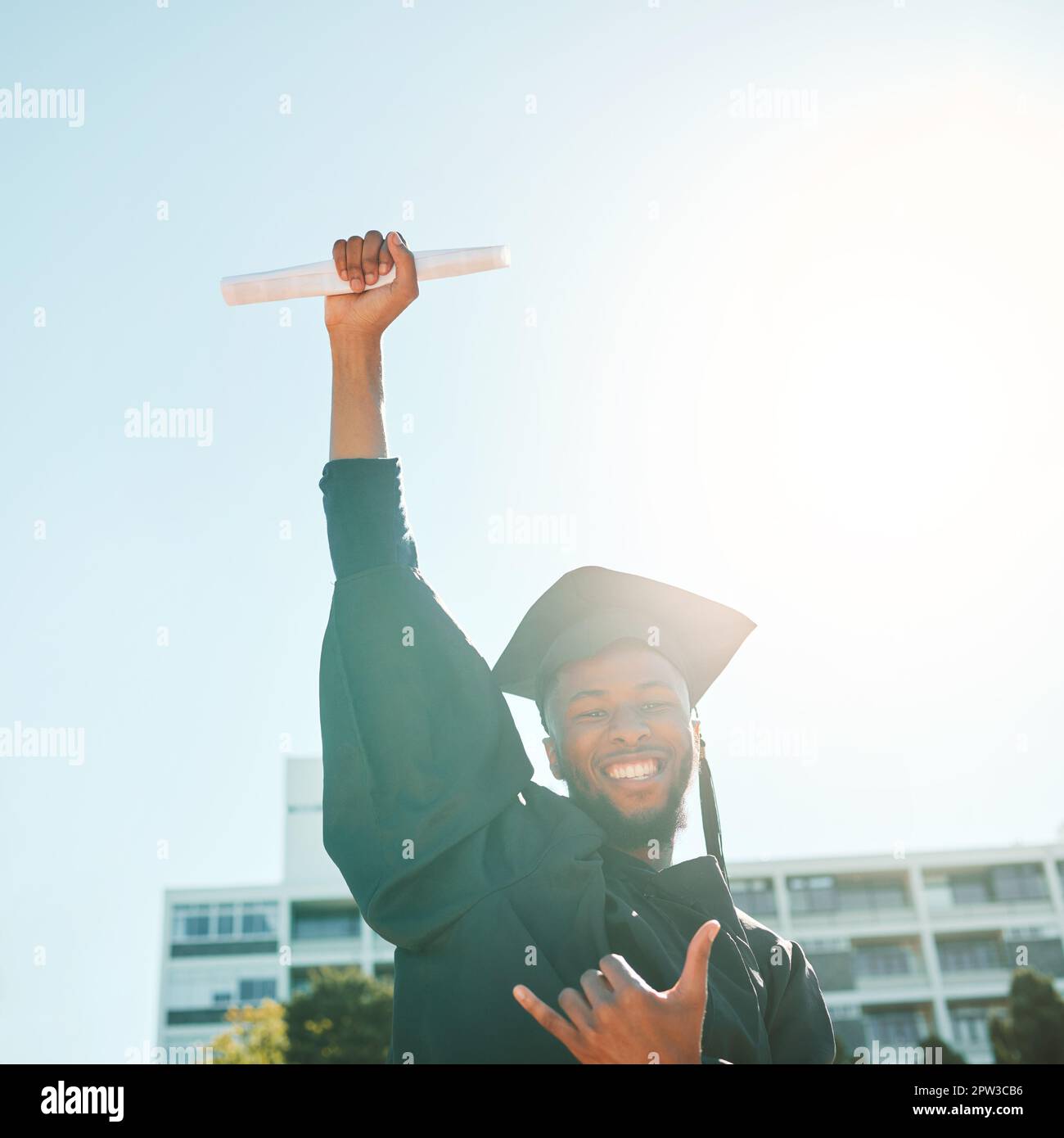 Graduation black african hi-res stock photography and images - Alamy