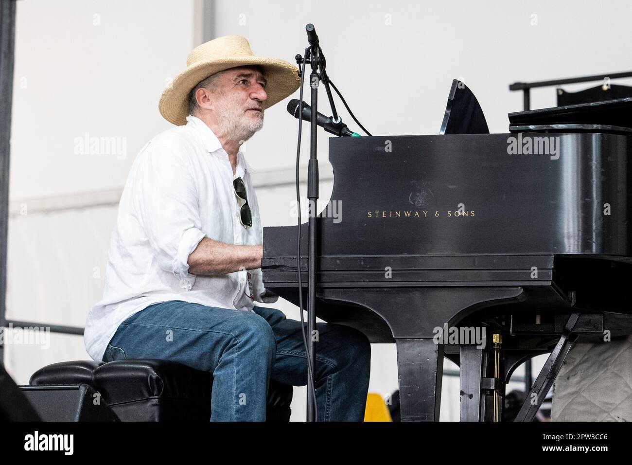 Jon Cleary performs at the 2023 New Orleans Jazz & Heritage Festival on Friday, April 28, 2023 ...