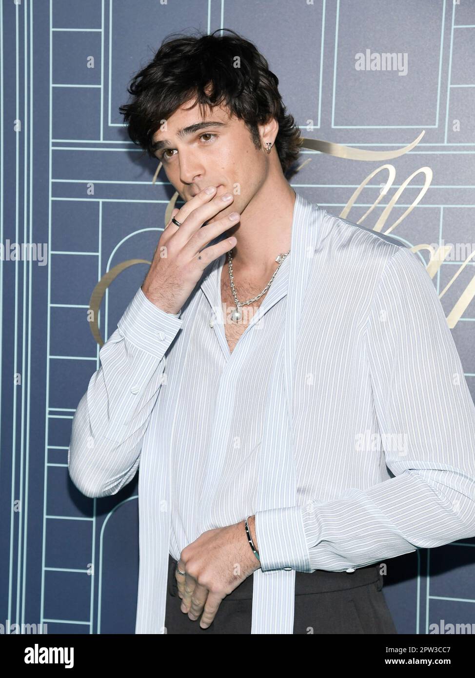 Jacob Elordi attends the Tiffany & Co. Fifth Avenue flagship store ...