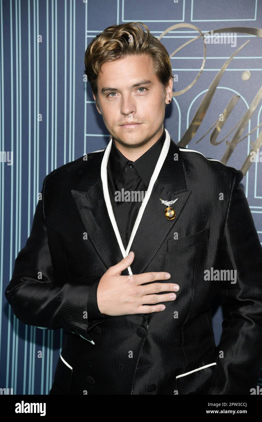 Dylan Sprouse attends the Tiffany & Co. Fifth Avenue flagship store ...