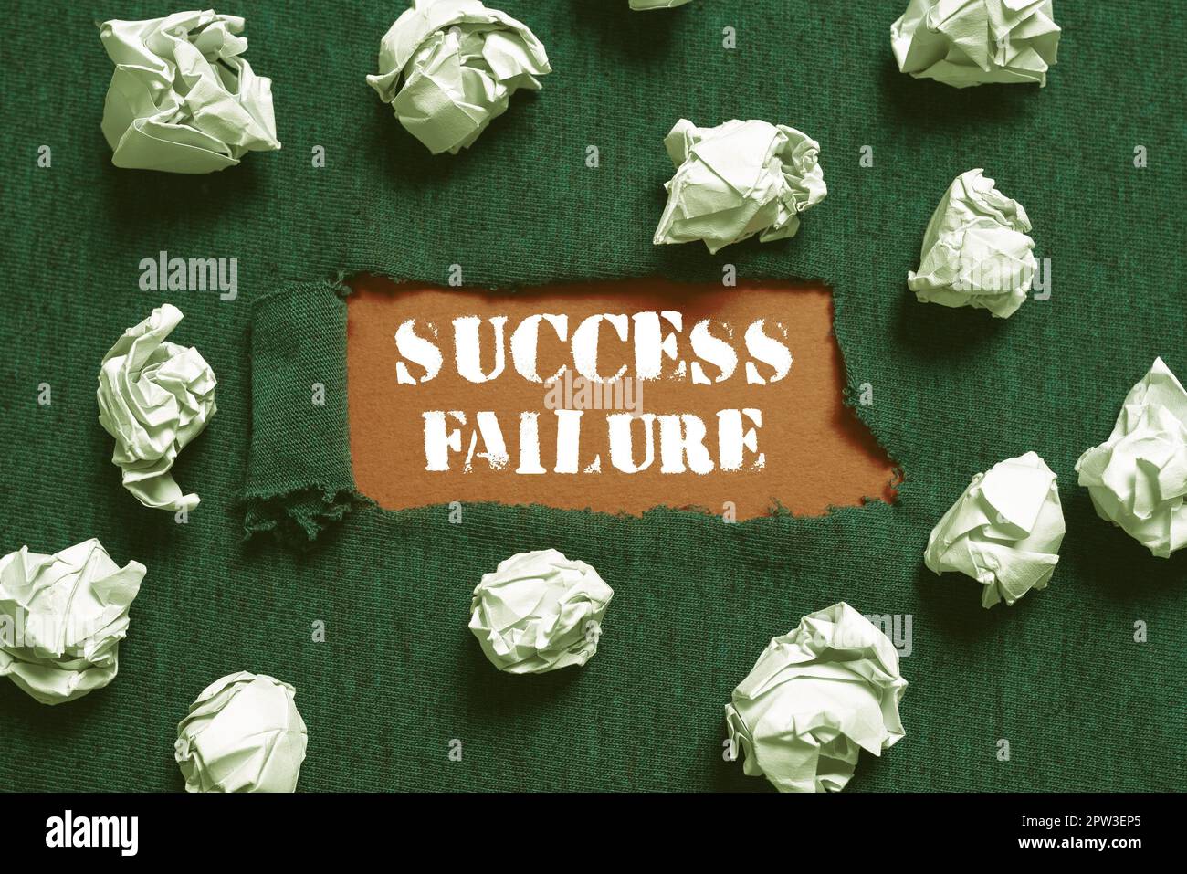 Text caption presenting Success Failure, Word for failure is a part of ...