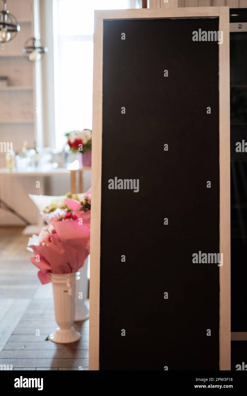 seating plate for restaurant guests for a private event Stock Photo - Alamy