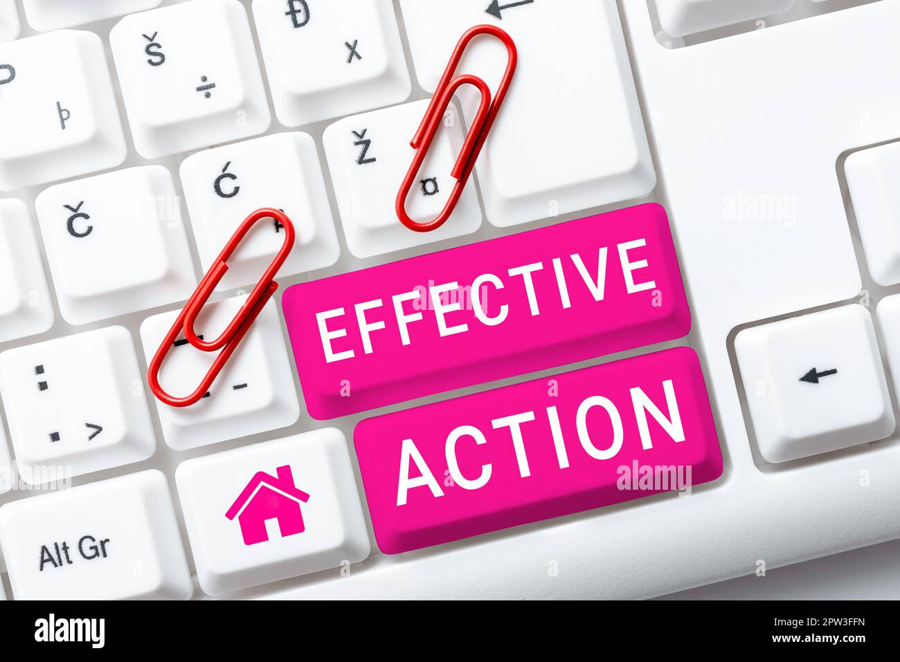 Text caption presenting Effective Action, Concept meaning producing the ...
