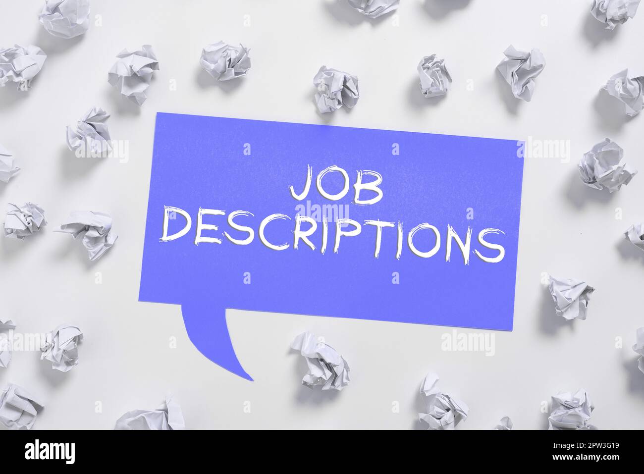 Conceptual display Job Descriptions, Business concept a formal account ...