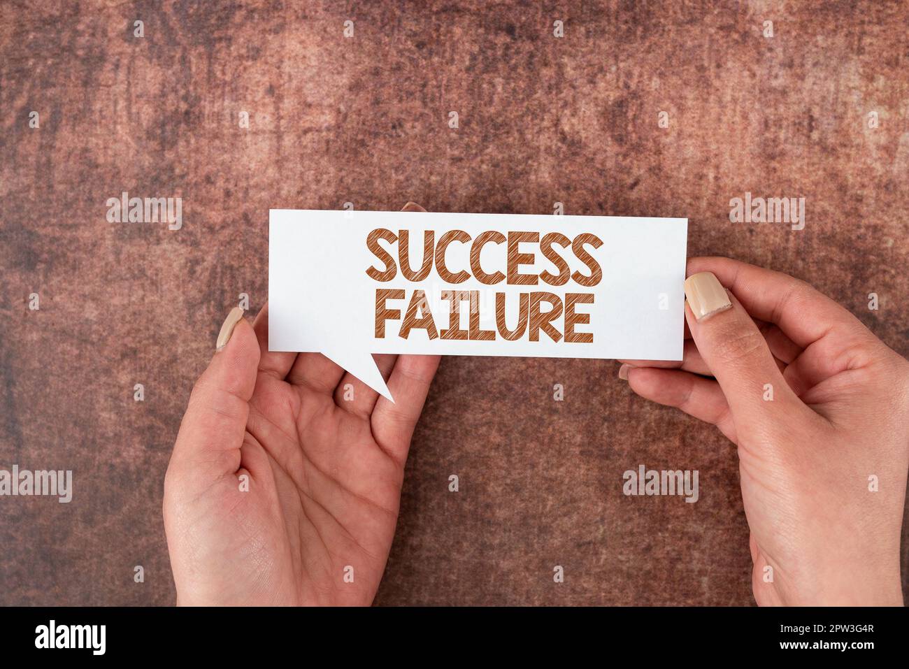 Hand writing sign Success Failure, Conceptual photo failure is a part ...