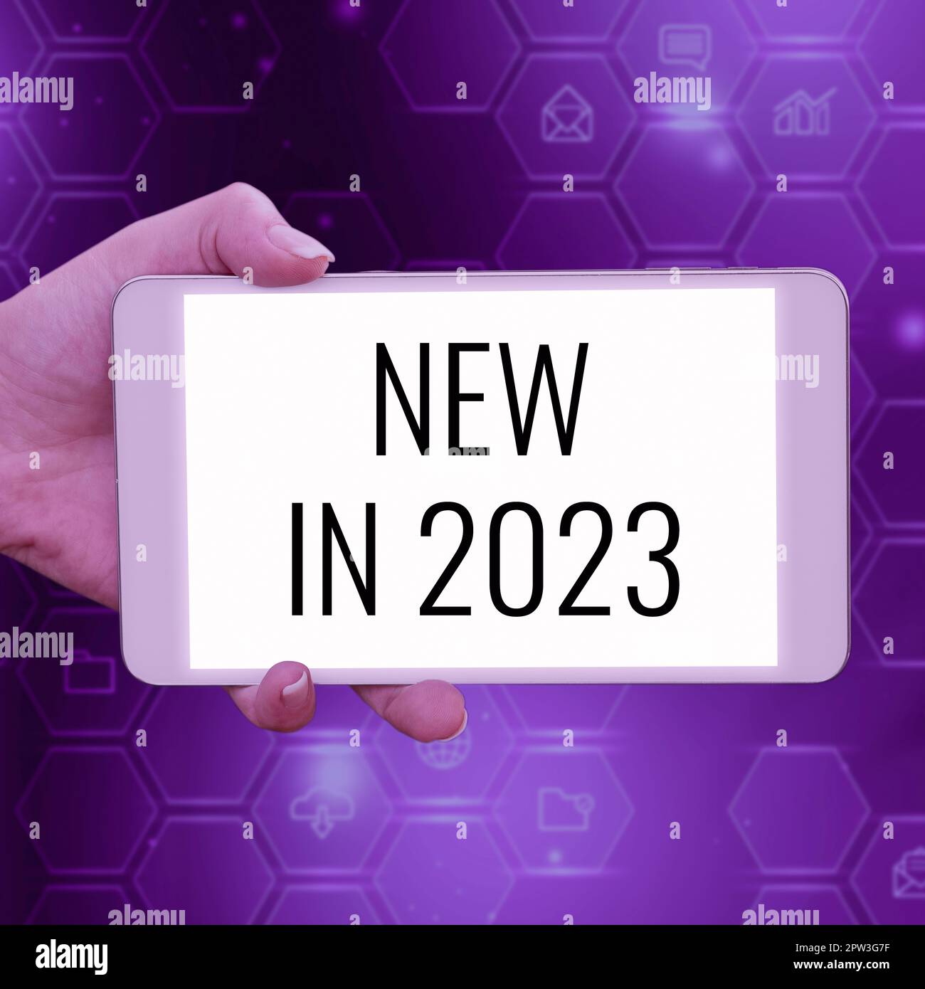 Handwriting text New In 2023, Word for list of fresh things got ...