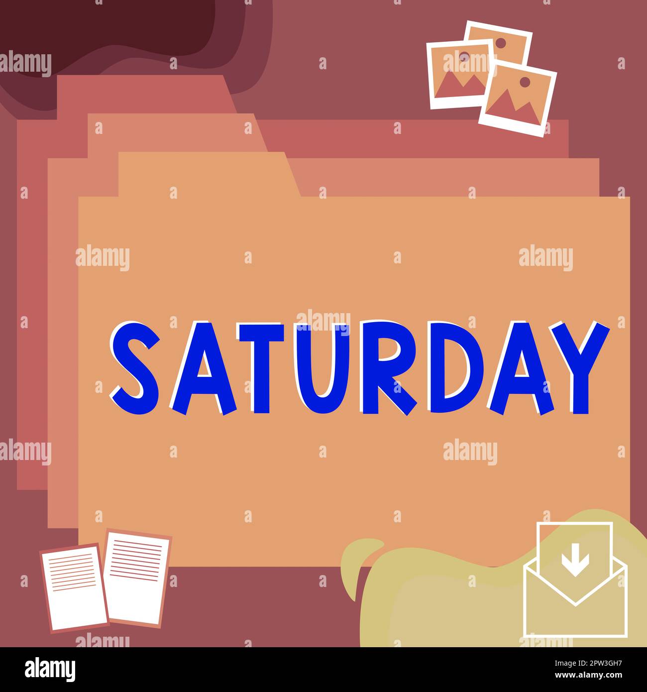 Saturday Calendar Clipart