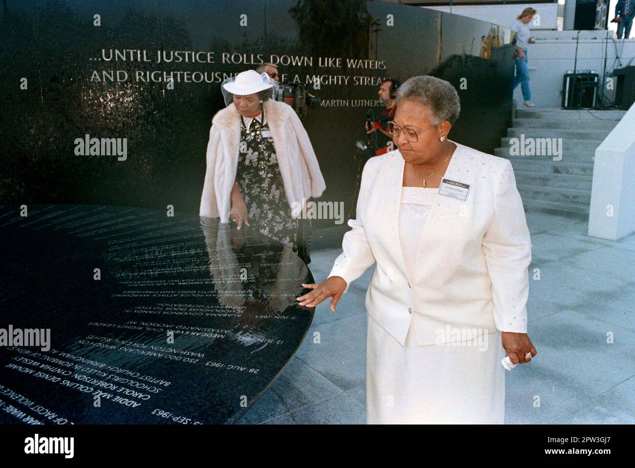 FILE - Mamie Till-Mobley, mother of lynching victim Emmett Till, right ...