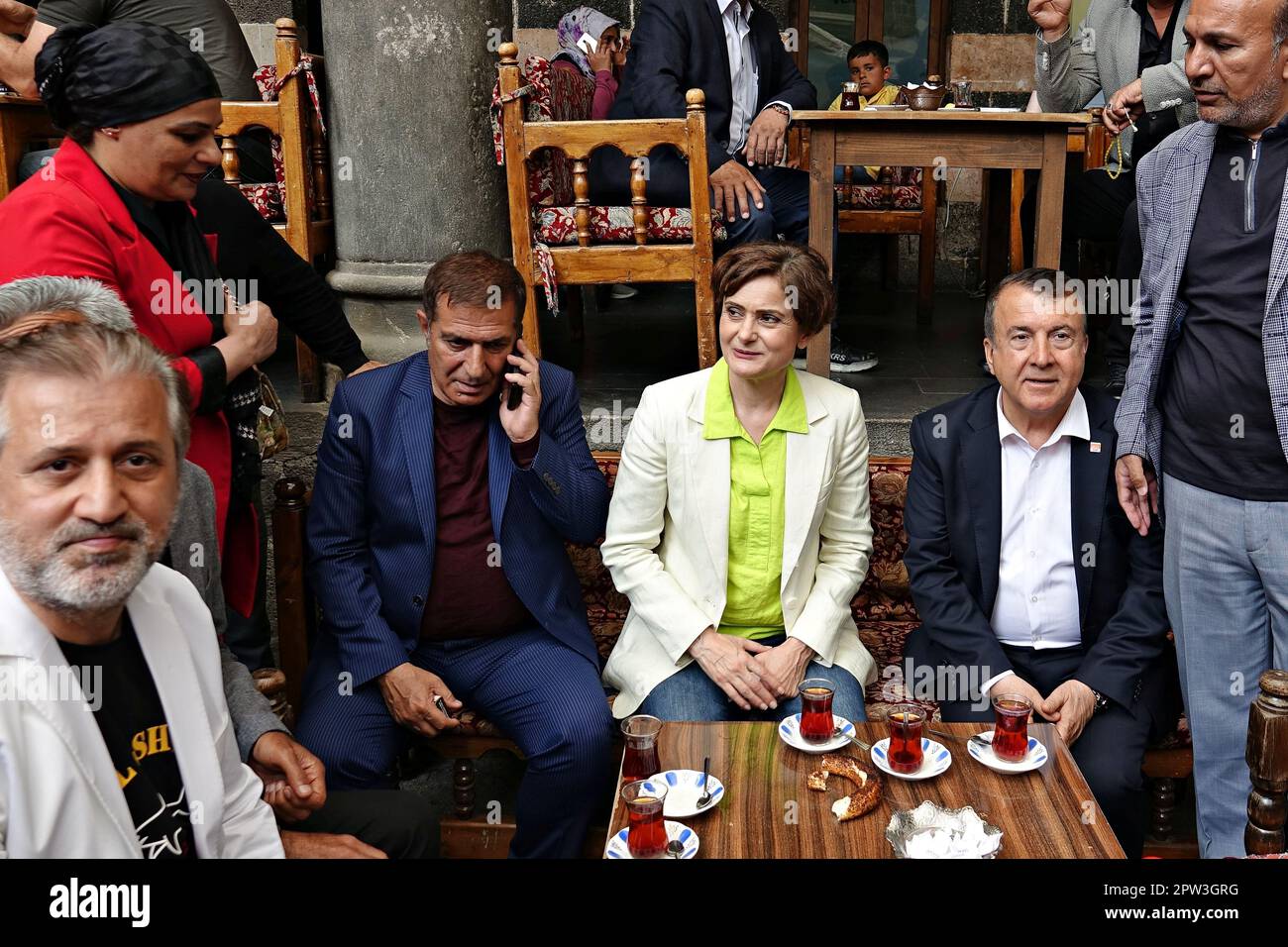 Canan Kaftancioglu, the Istanbul Provincial Chairman of the Republican ...