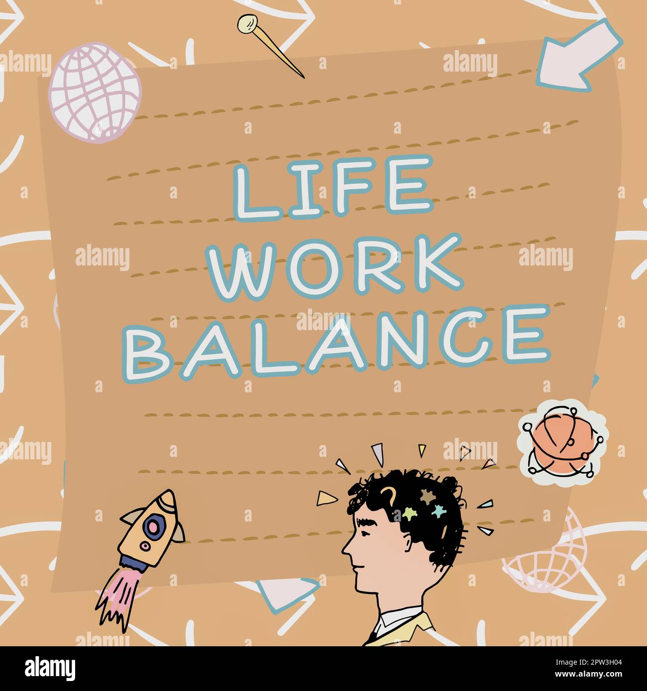 Inspiration showing sign Life Work Balance, Word Written on stability ...