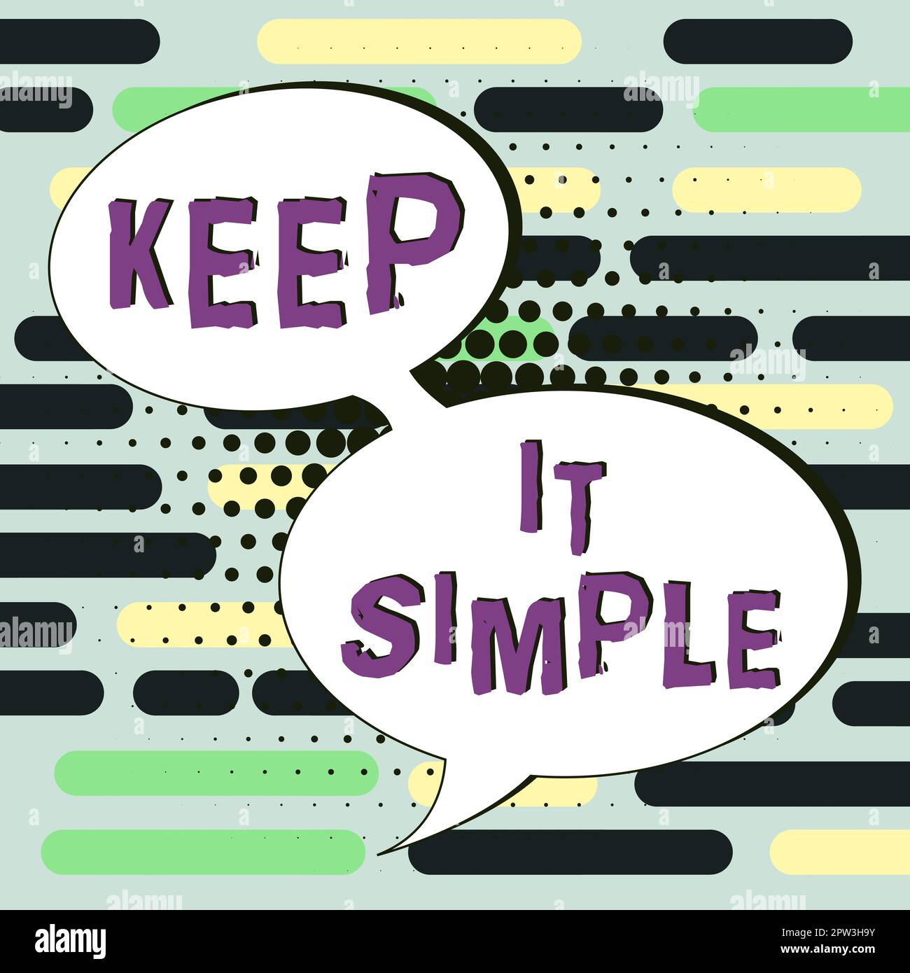 Conceptual caption Keep It Simple, Internet Concept Easy to toss around ...