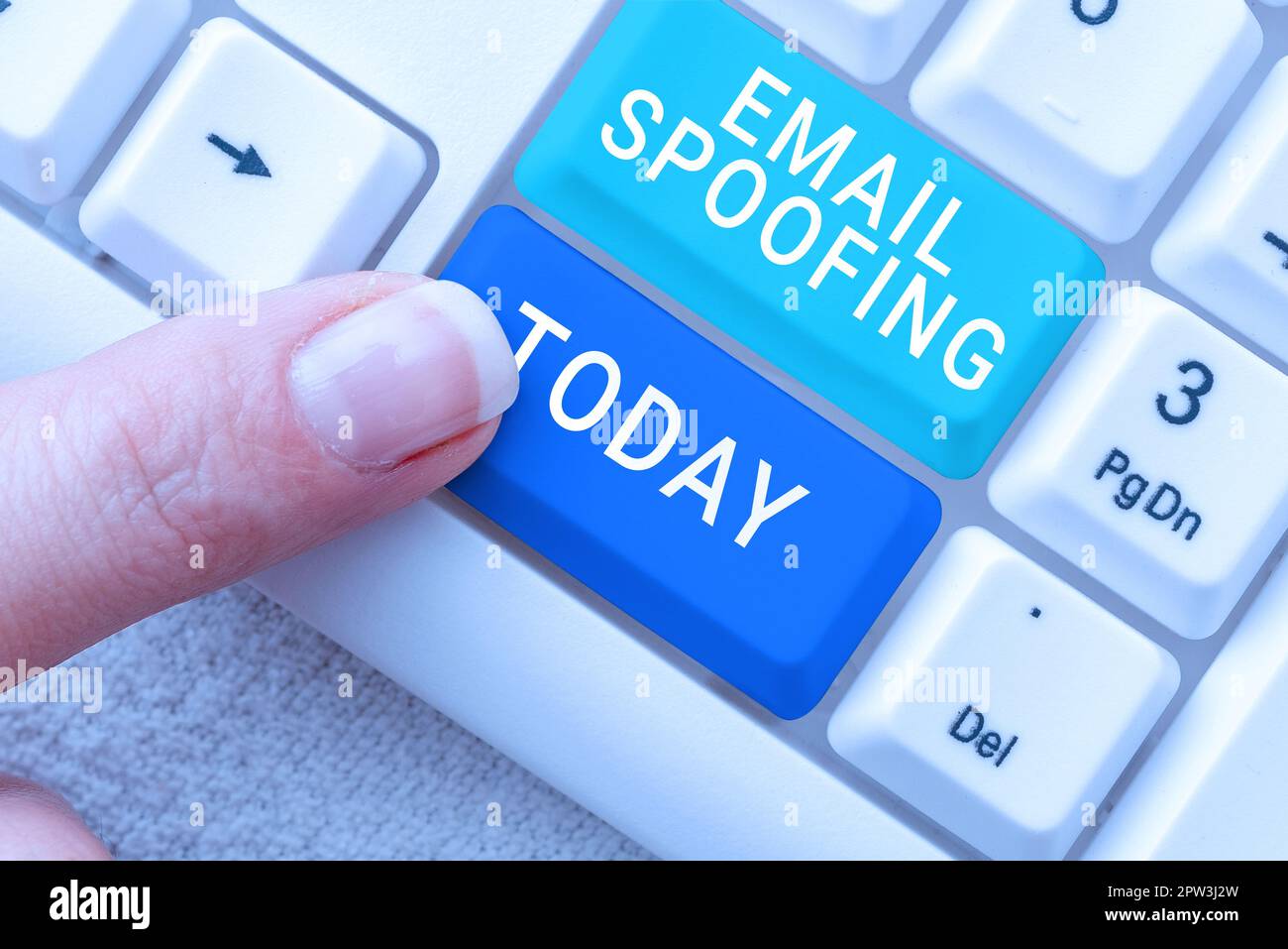 Text showing inspiration Email Spoofing, Business idea secure the ...