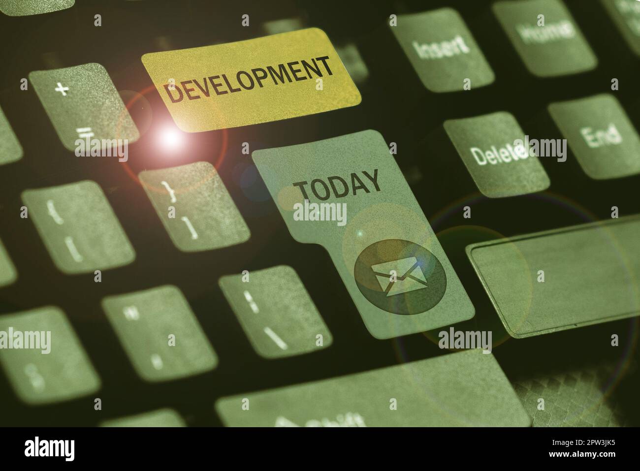 Text sign showing Development, Business approach a cycle in which ...