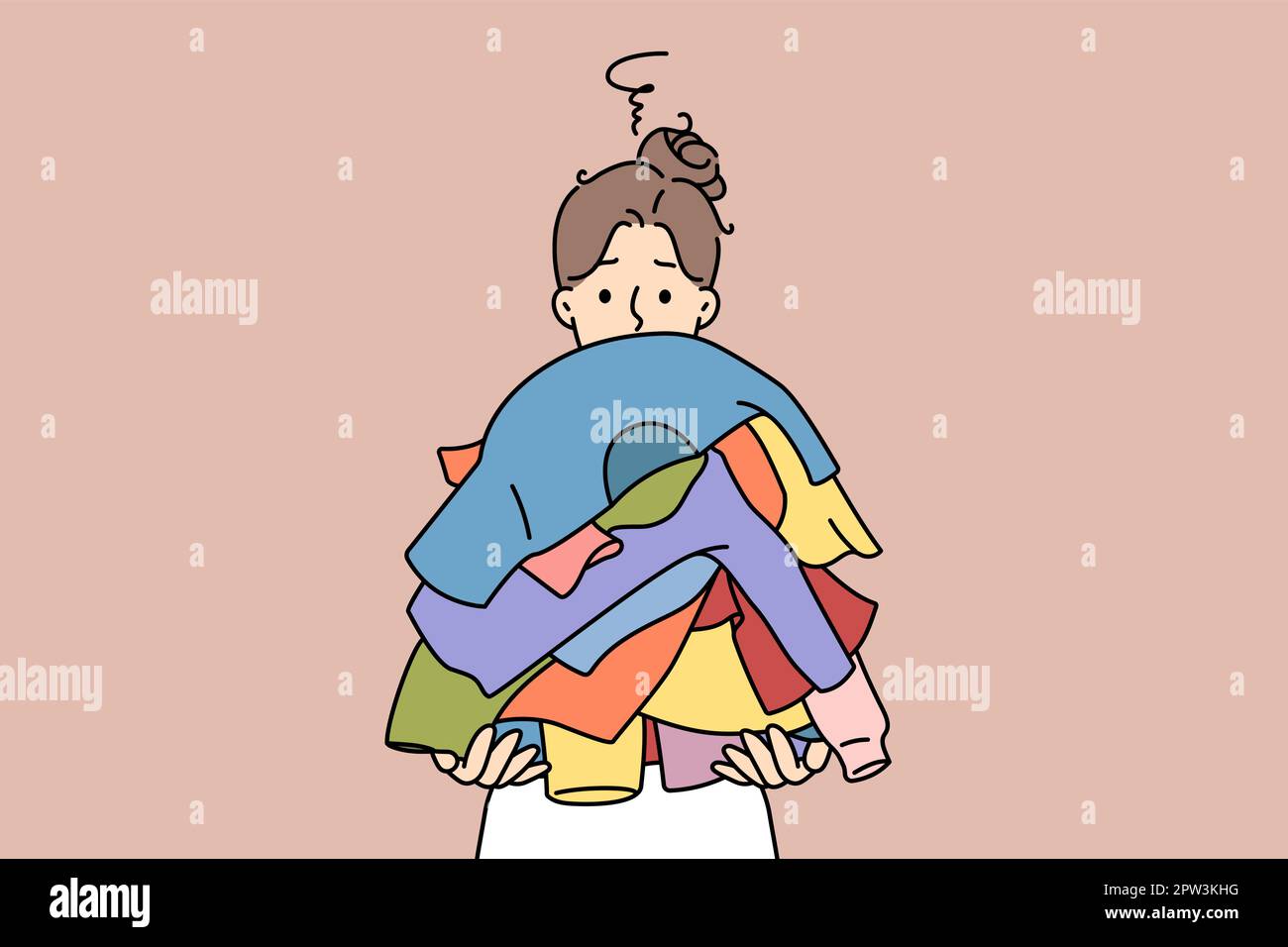 Clothing confused Stock Vector Images - Alamy