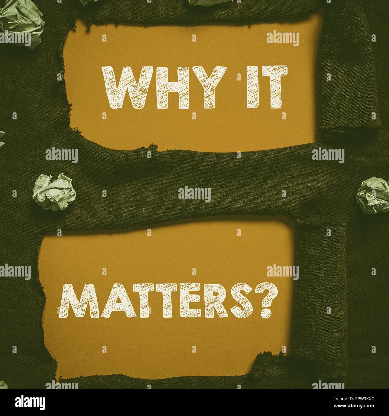 Sign displaying Why It Matters, Concept meaning Important Reasons to do ...